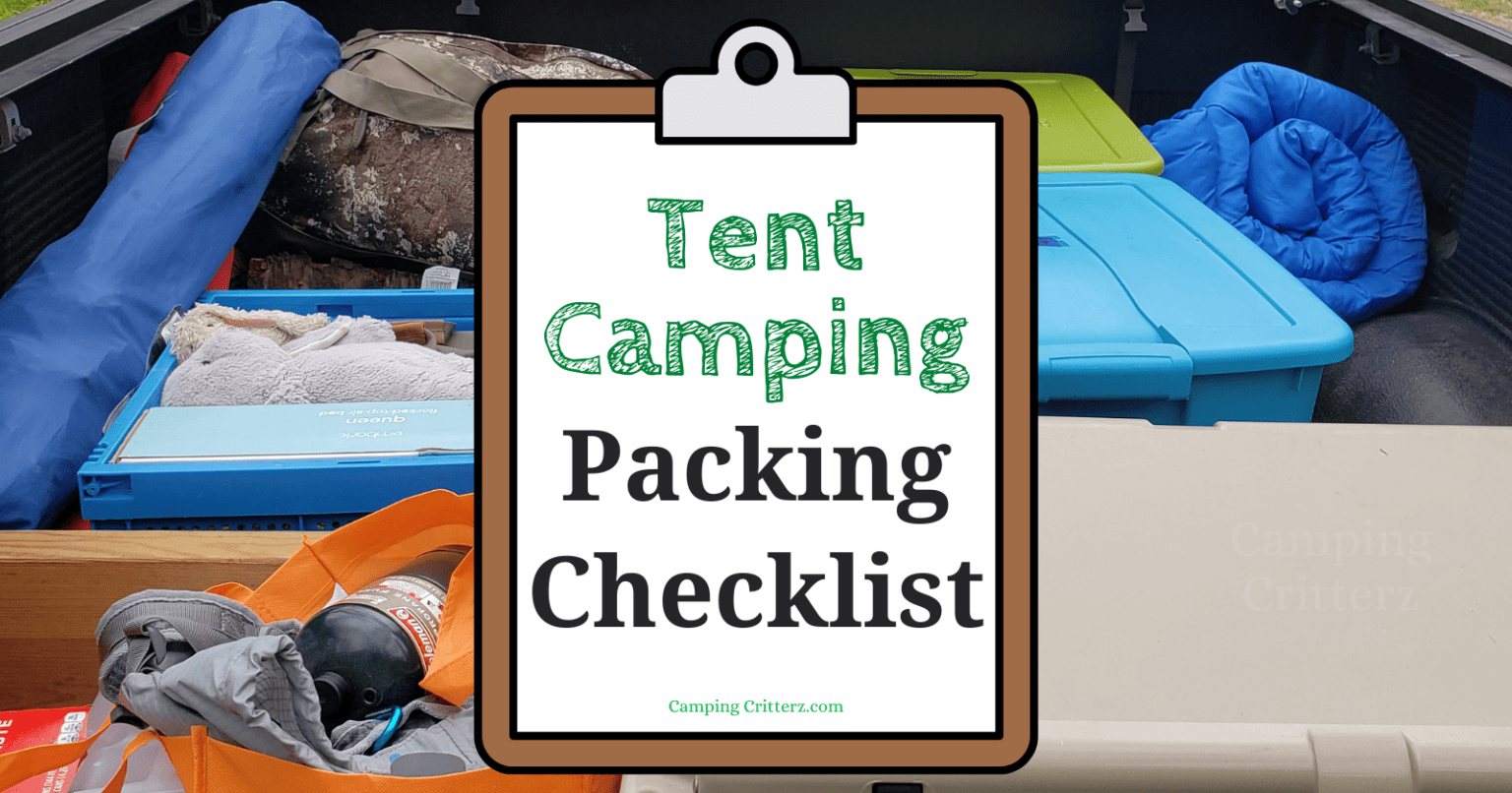 The Ultimate Tent Camping Packing List (Free Printable PDF)