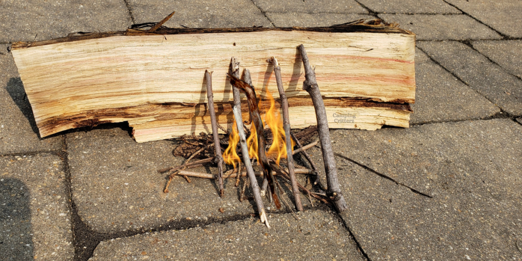How to Easily Start a Fire With Wet Wood After Rain
